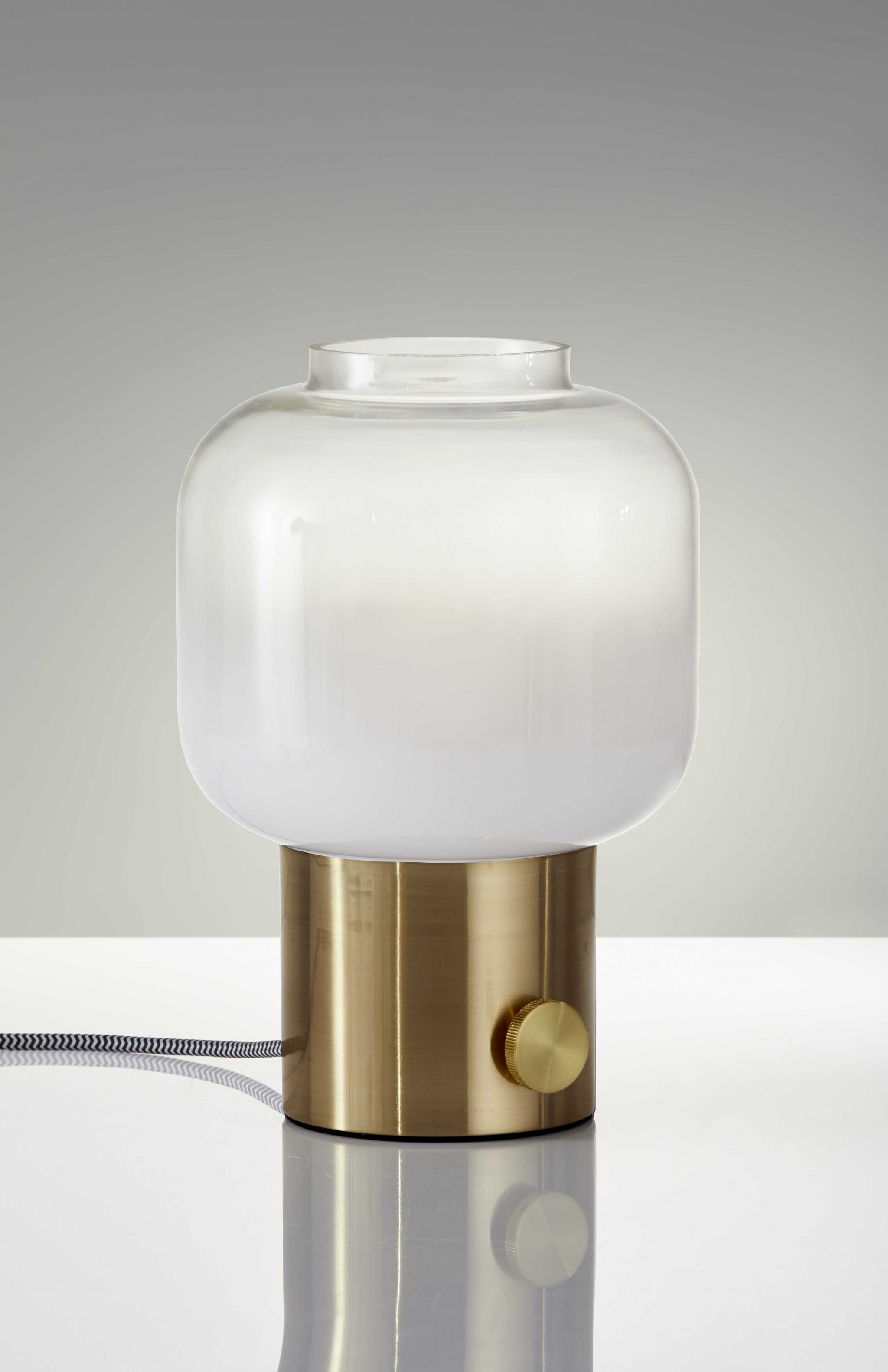 Mod Pod Brass Glass Table Lamp - House Tipster