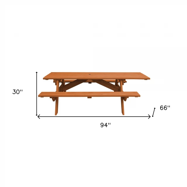 Solid wood picnic table store