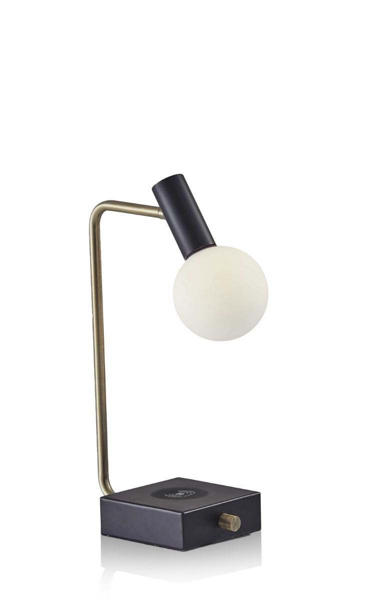 Retro White Globe Led Desk Lamp - House Tipster